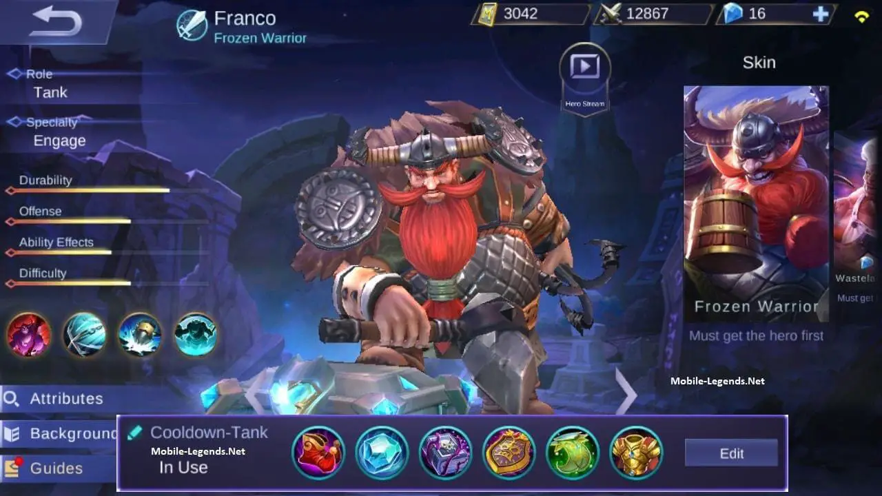 Mobile Legends: tank Franco tutorial - best guide in the Internet ...